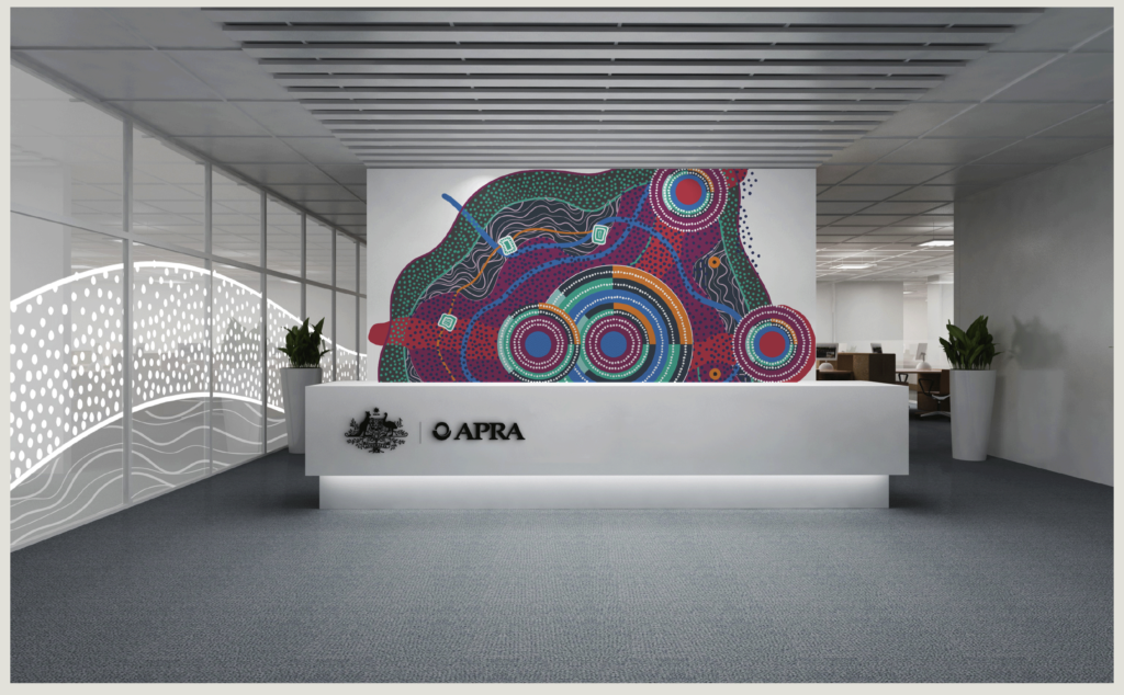 Gilimbaa APRA office artwork - Gilimbaa